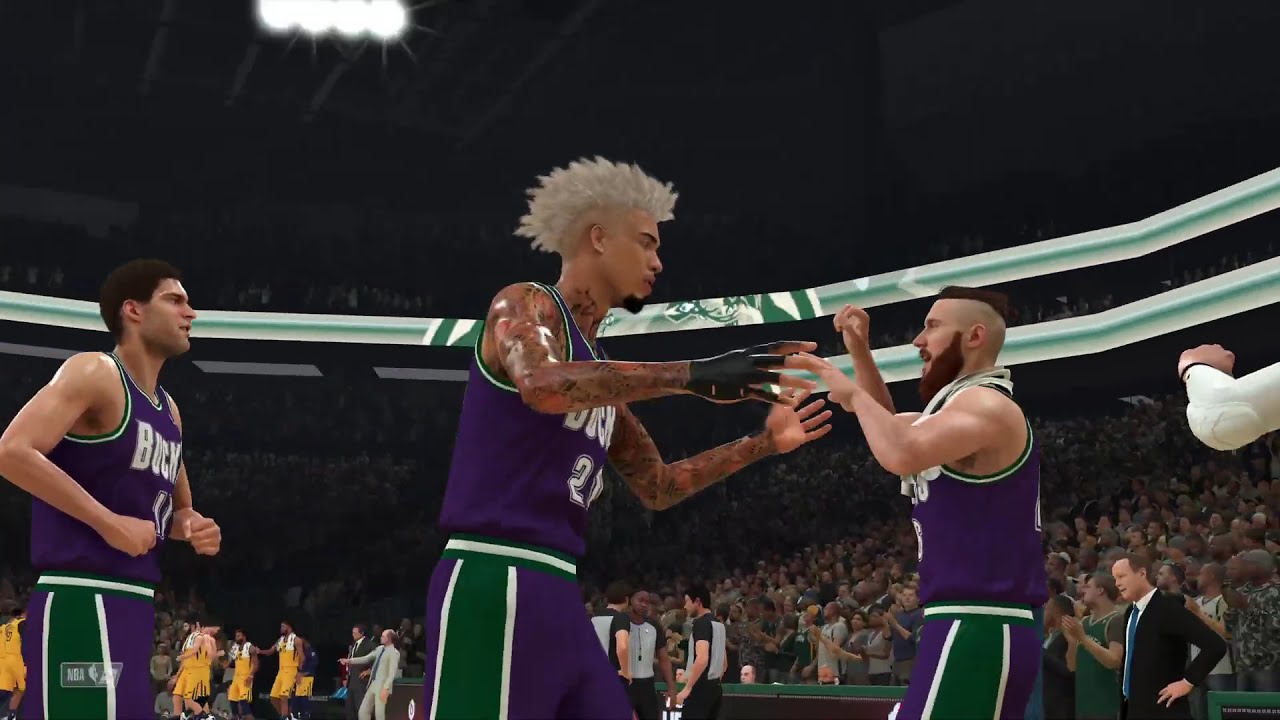 NBA 2K20 Making a full court shot - YouTube
