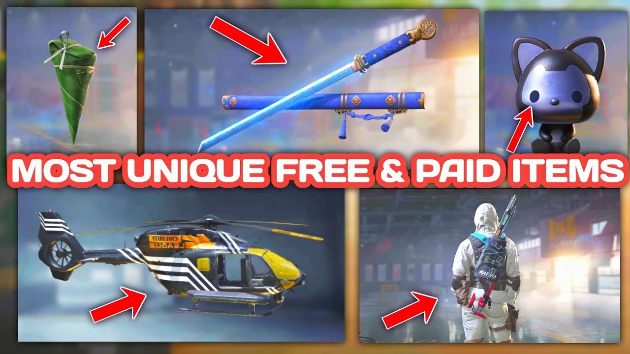 🤯 Most Unique Epic items Free & Paid Rewards in Cod mobile ...