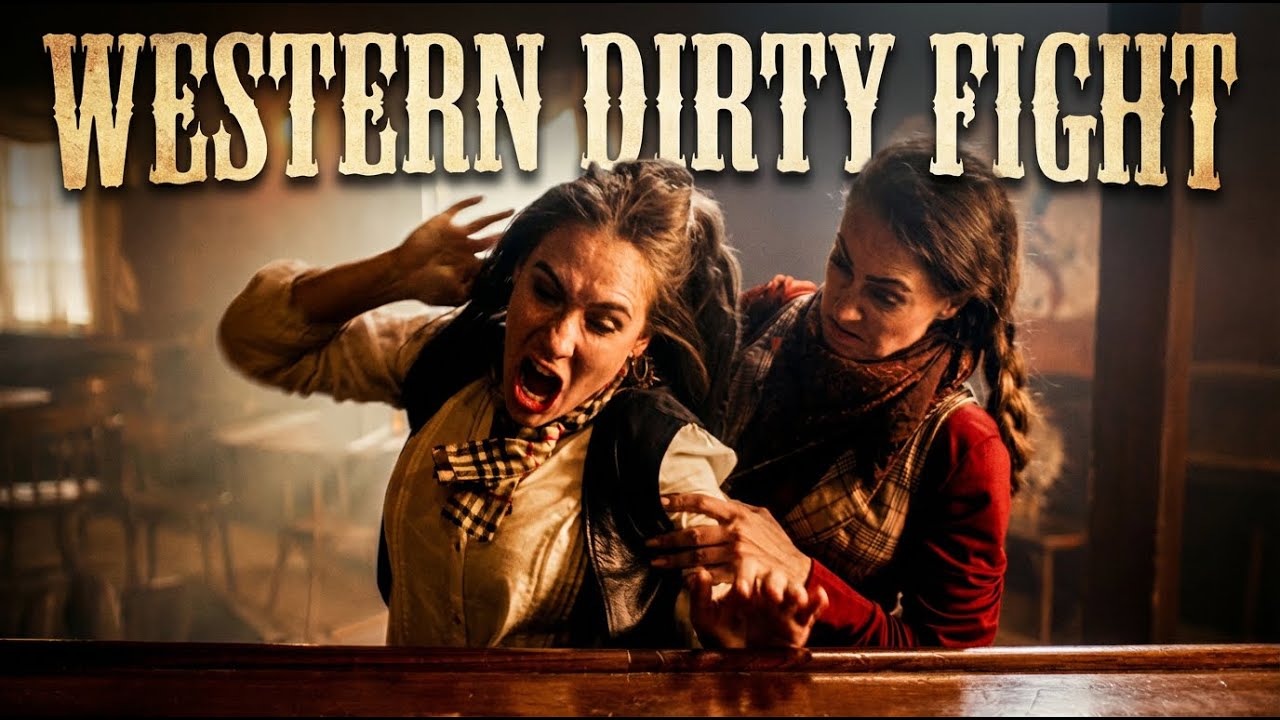 Western Brutal Fight/Final fight girl vs girl/all action - YouTube