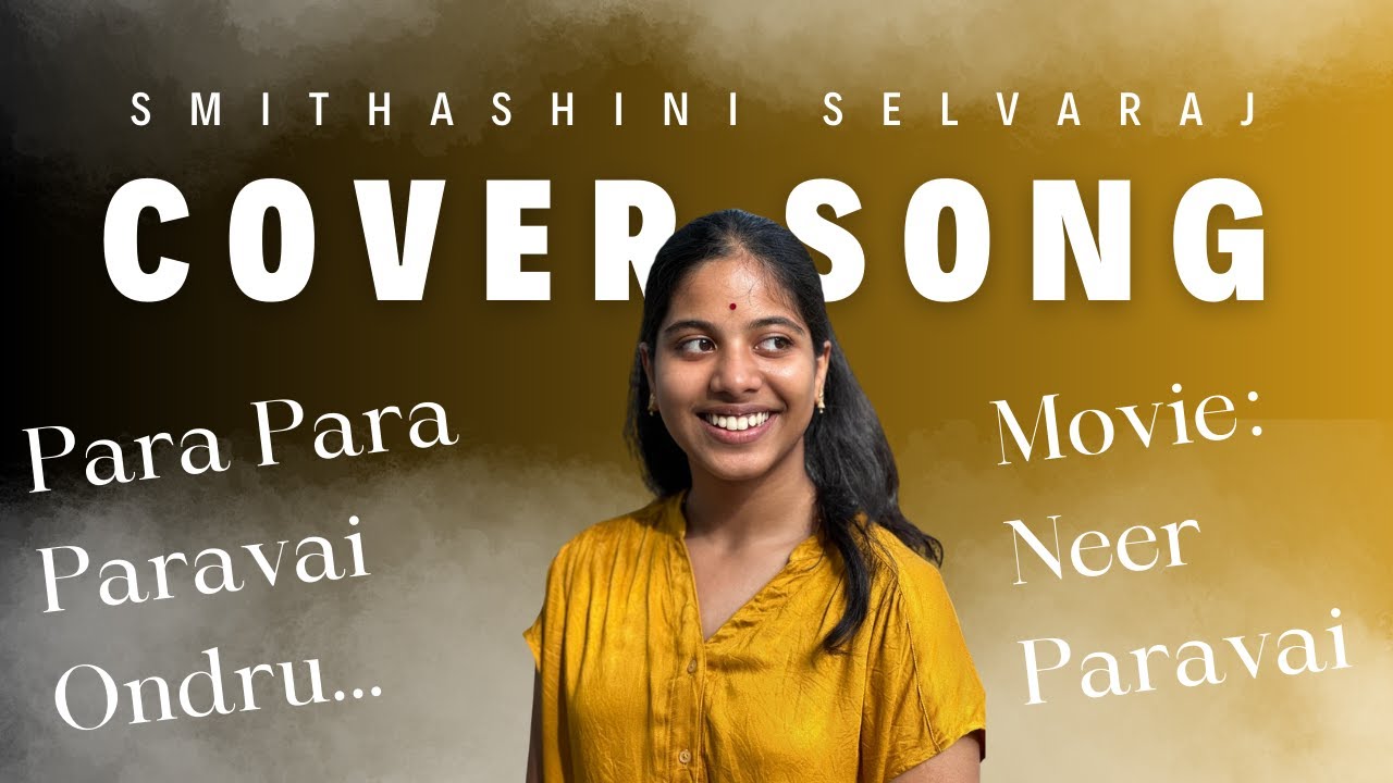 Smithashini Selvaraj | Para Para Paravai | Neer Paravai | NR ...