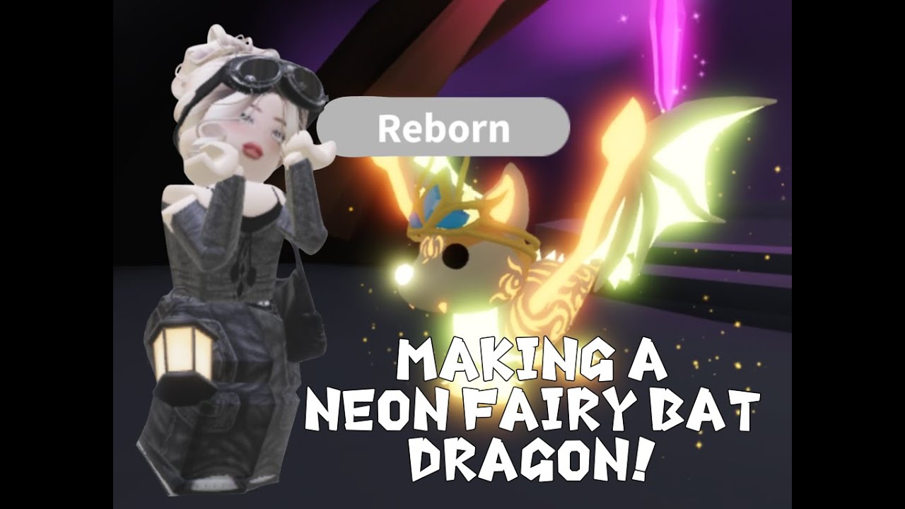 Making a neon fairy bat dragon! - YouTube