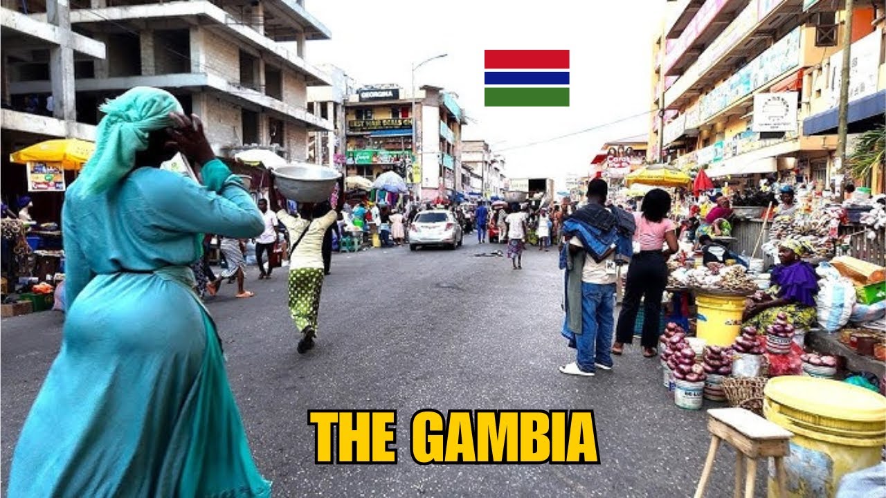 Real Raw Footage of This African street of The Gambia - YouTube
