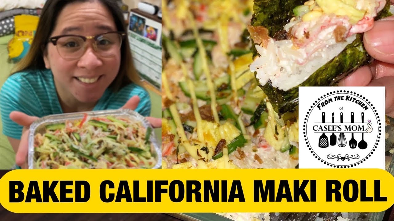 BAKED CALIFORNIA MAKI ROLL - YouTube