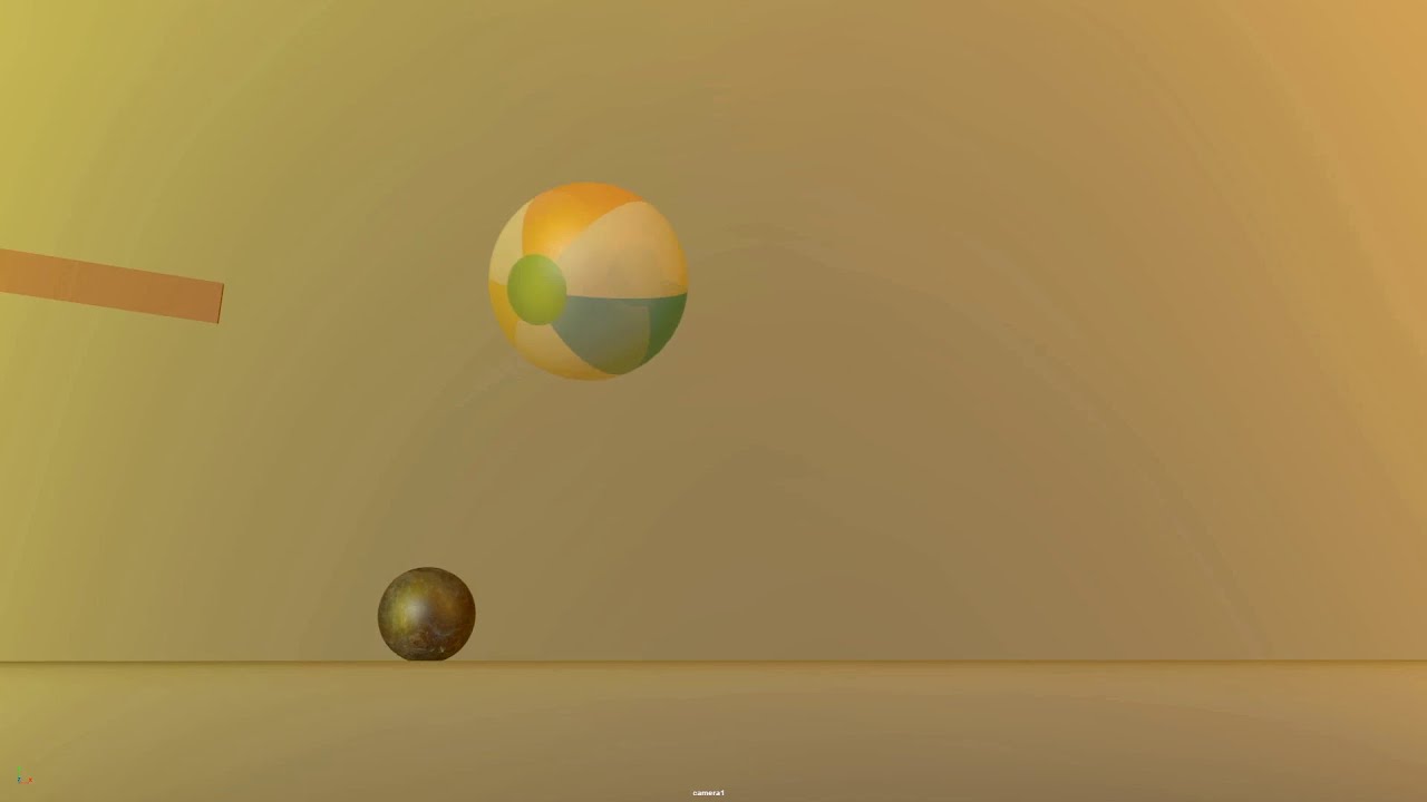 Weight Ball With Light Ball 3D Animation In Maya Beginners | Learn 3D ...