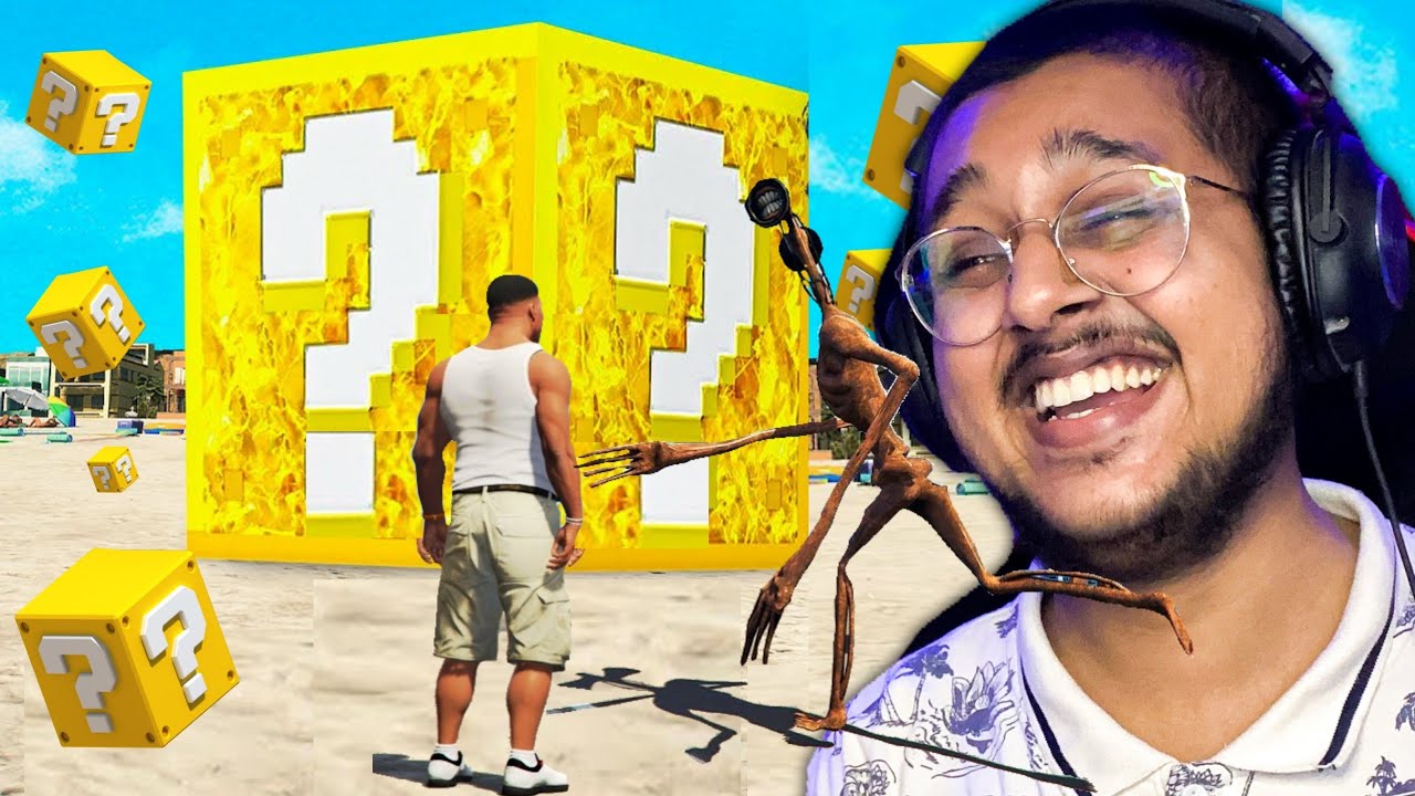 Gta 5 Opening Lucky Blocks In Gta V Rachitroo Youtube
