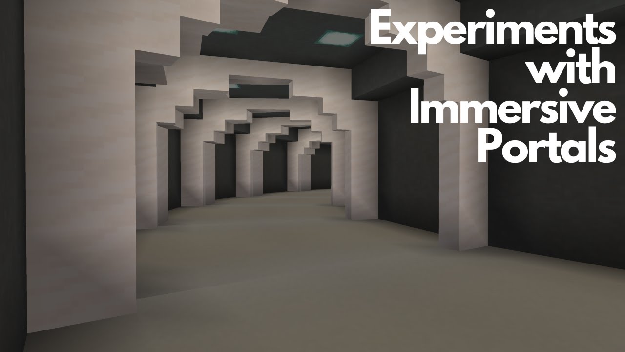 Minecraft Experiments with Immersive Portals - YouTube