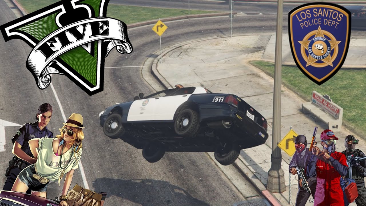 GTA 5 POLICE - LSPDFR / City Patrol of 2023 / Protecting the city from ...