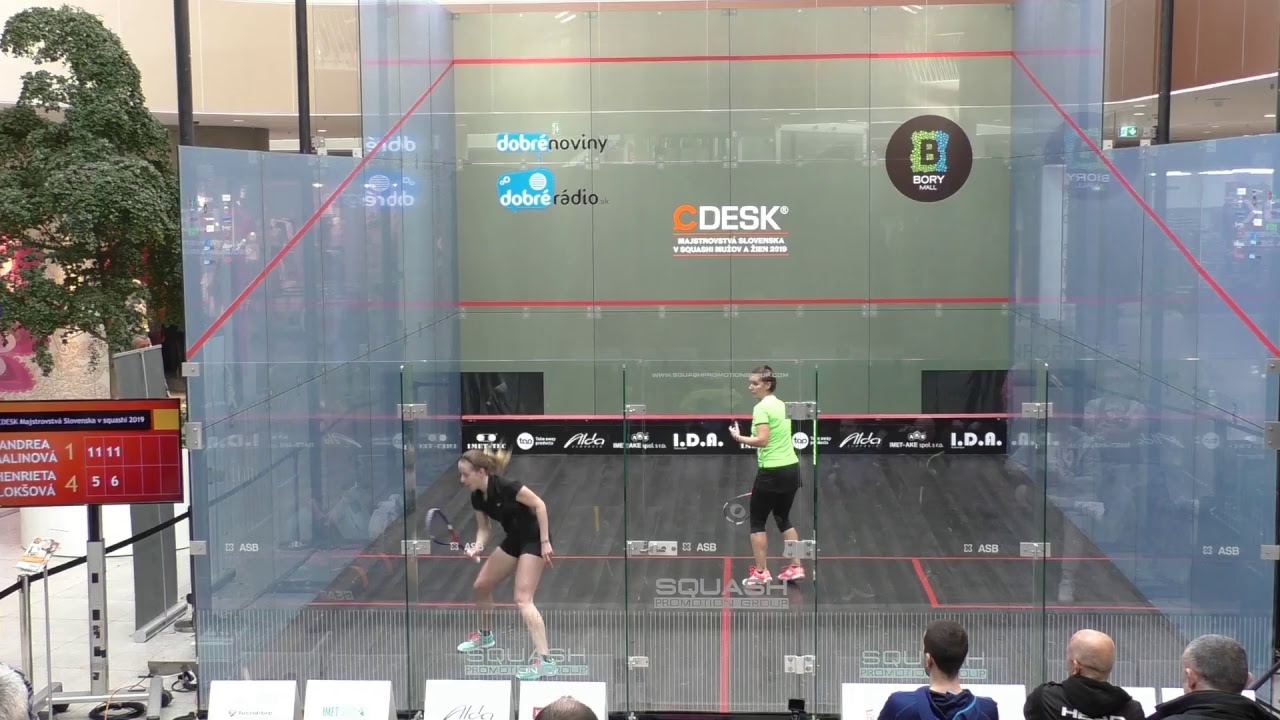 CDESK - Majstrovstvá Slovenska v Squashi 2019 / Ella Gálová [2 ...