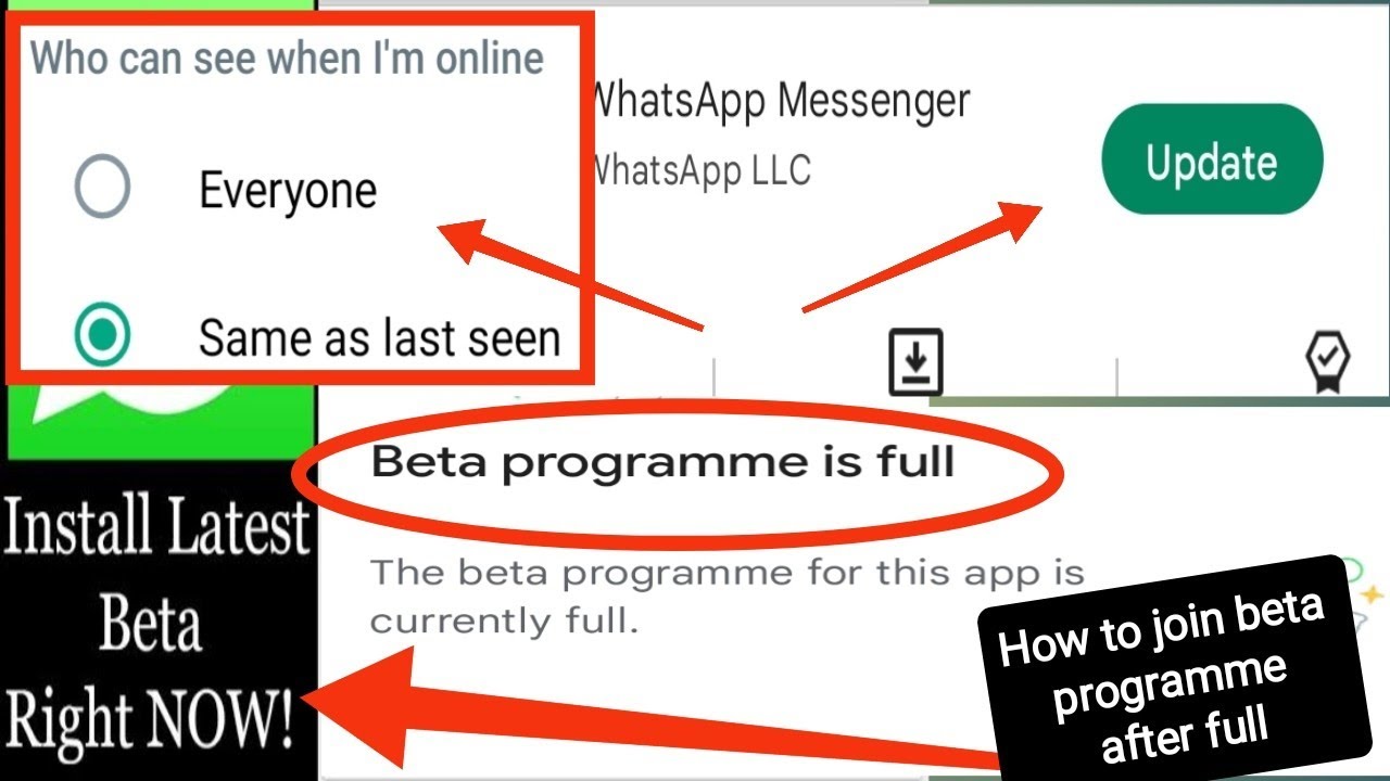 How to join Whatsapp beta after full beta programme,Whatsapp new hidden ...