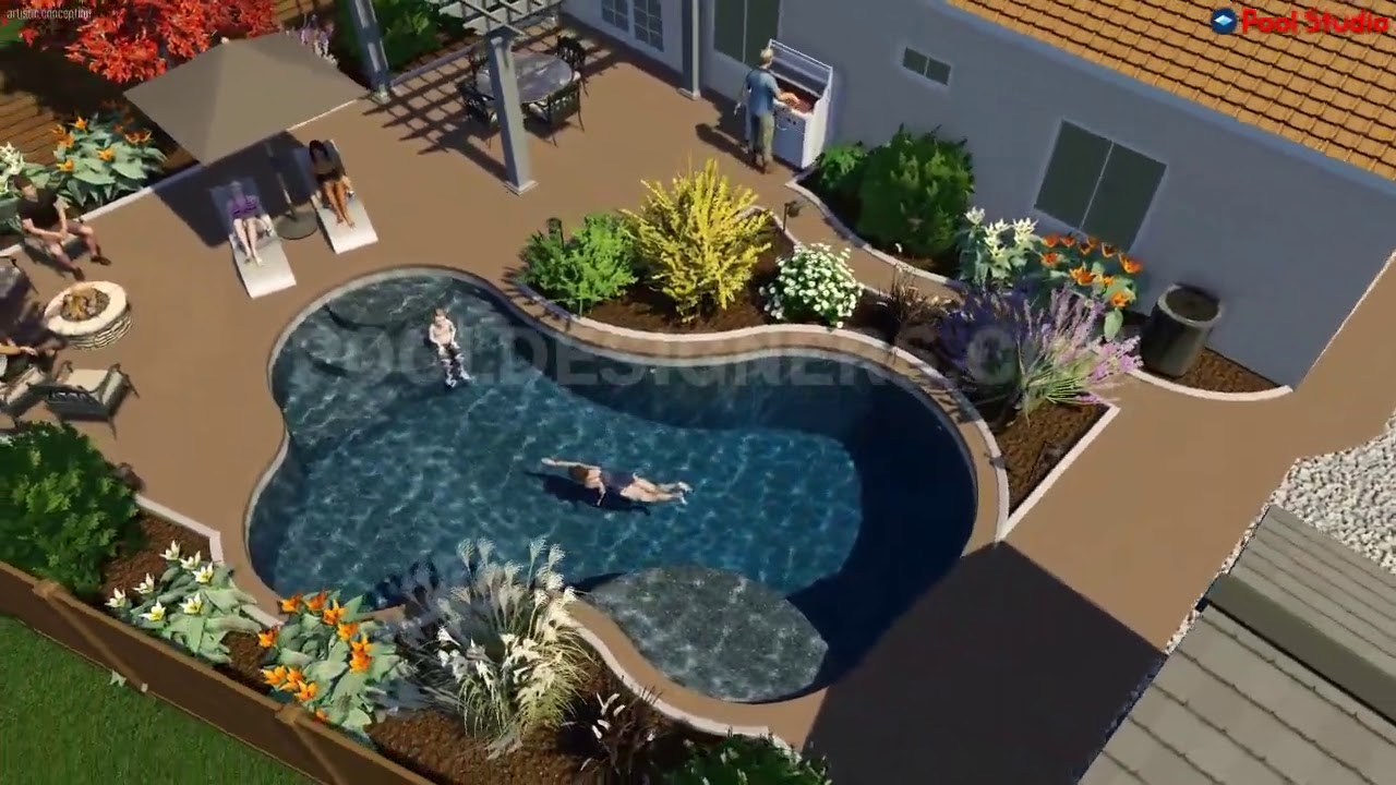 Freeform Swimming Pool Designs