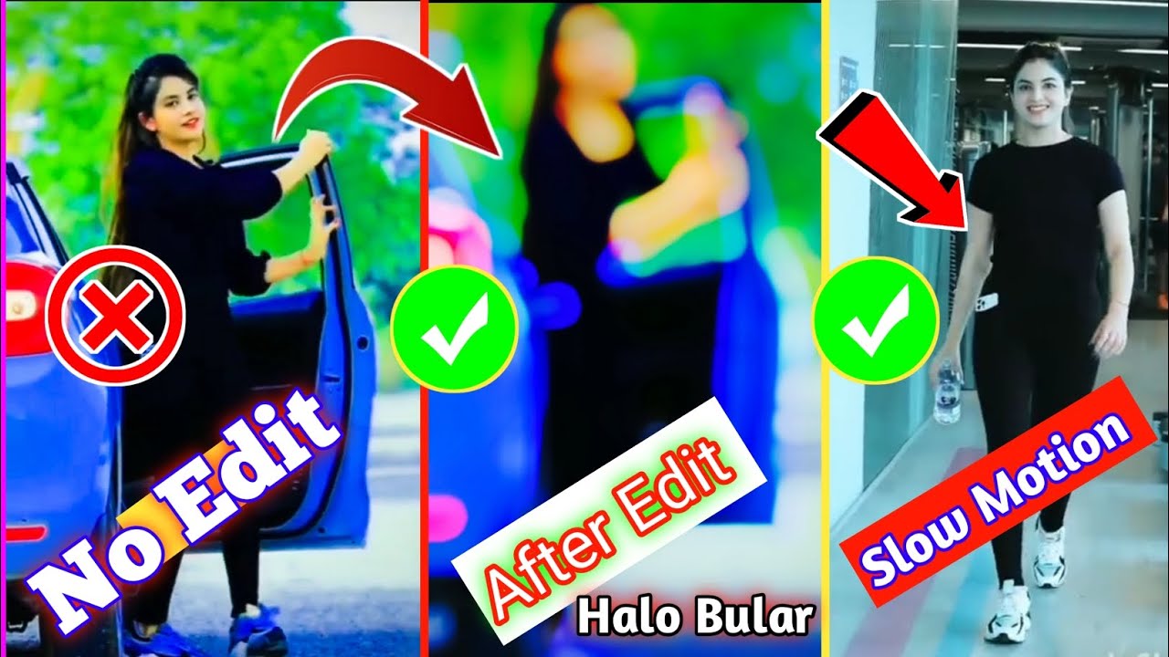 💥How to Edit Tiktok Viral Blur Effect & Slow Motion Video| Blur New ...
