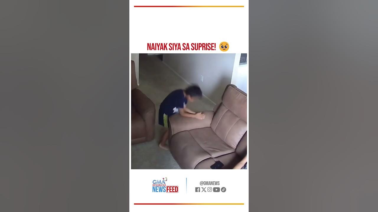 Bata, naluha sa birthday surprise ng kanyang ina | GMA Integrated Newsfeed - YouTube