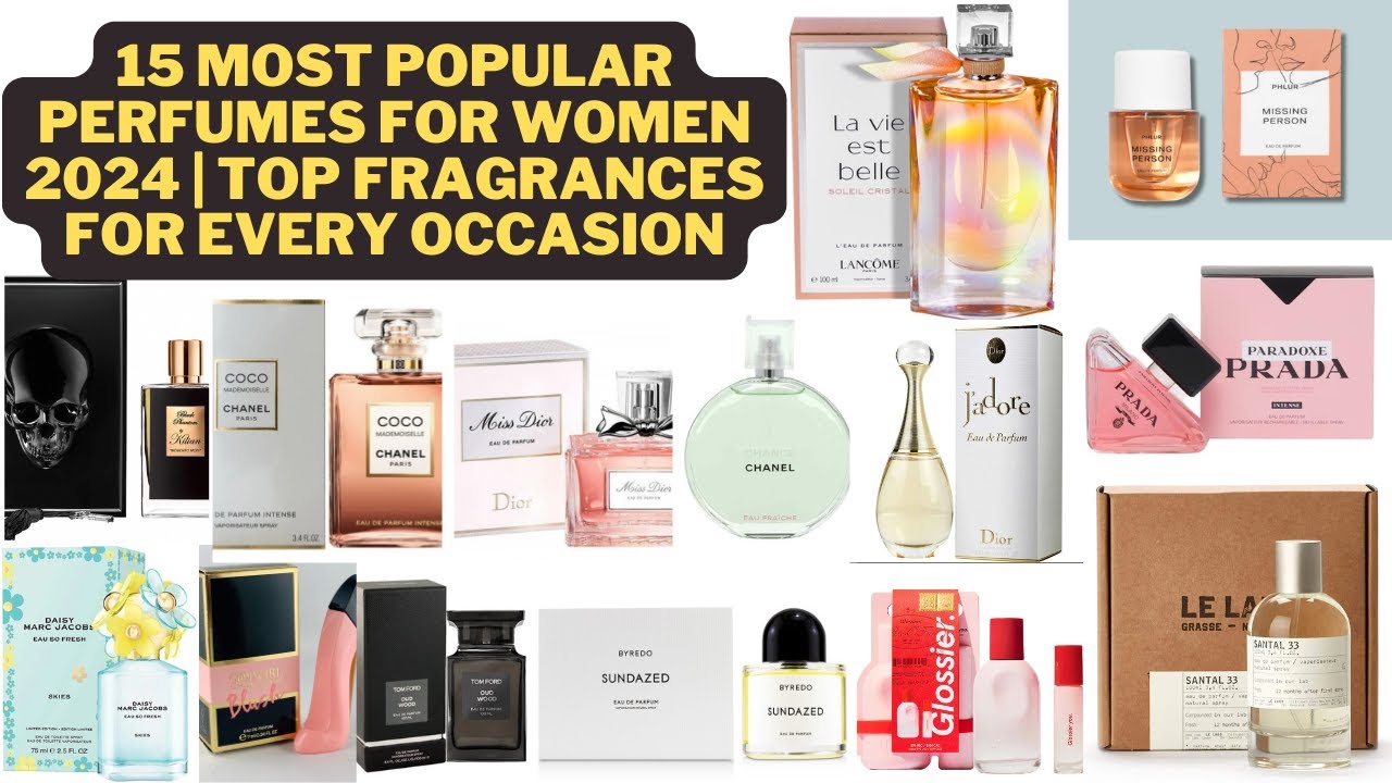 15 Most Popular Perfumes for Women 2024 | Top Fragrances for Every ...