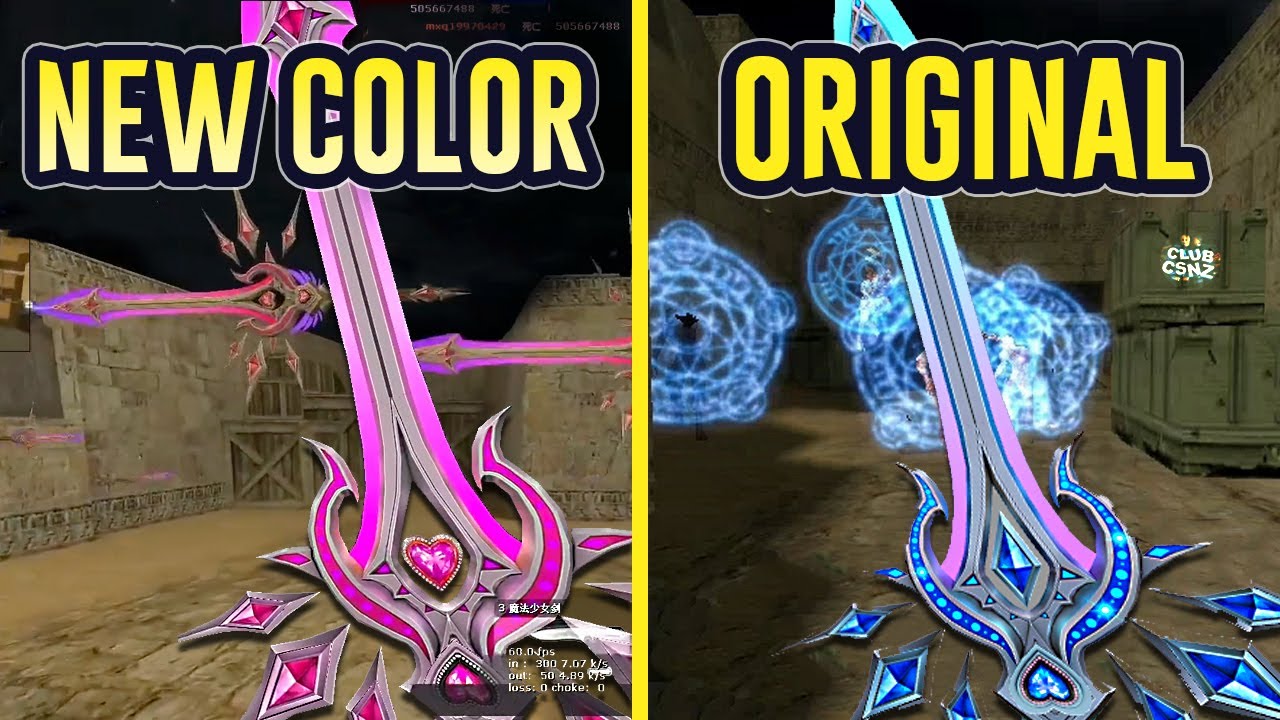 CSO NEW COLOR vs ORIGINAL - Weapons Miracle Prism Sword - YouTube