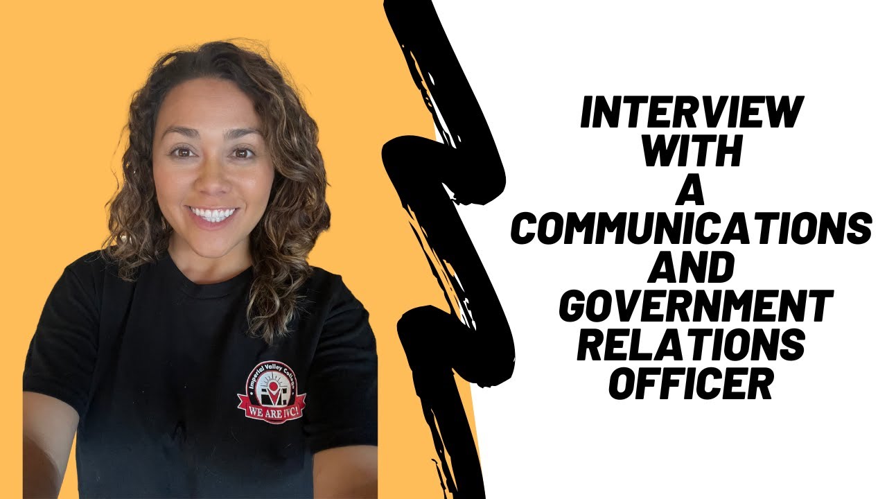 Career Exploration Interview: Communications and Government Relations ...