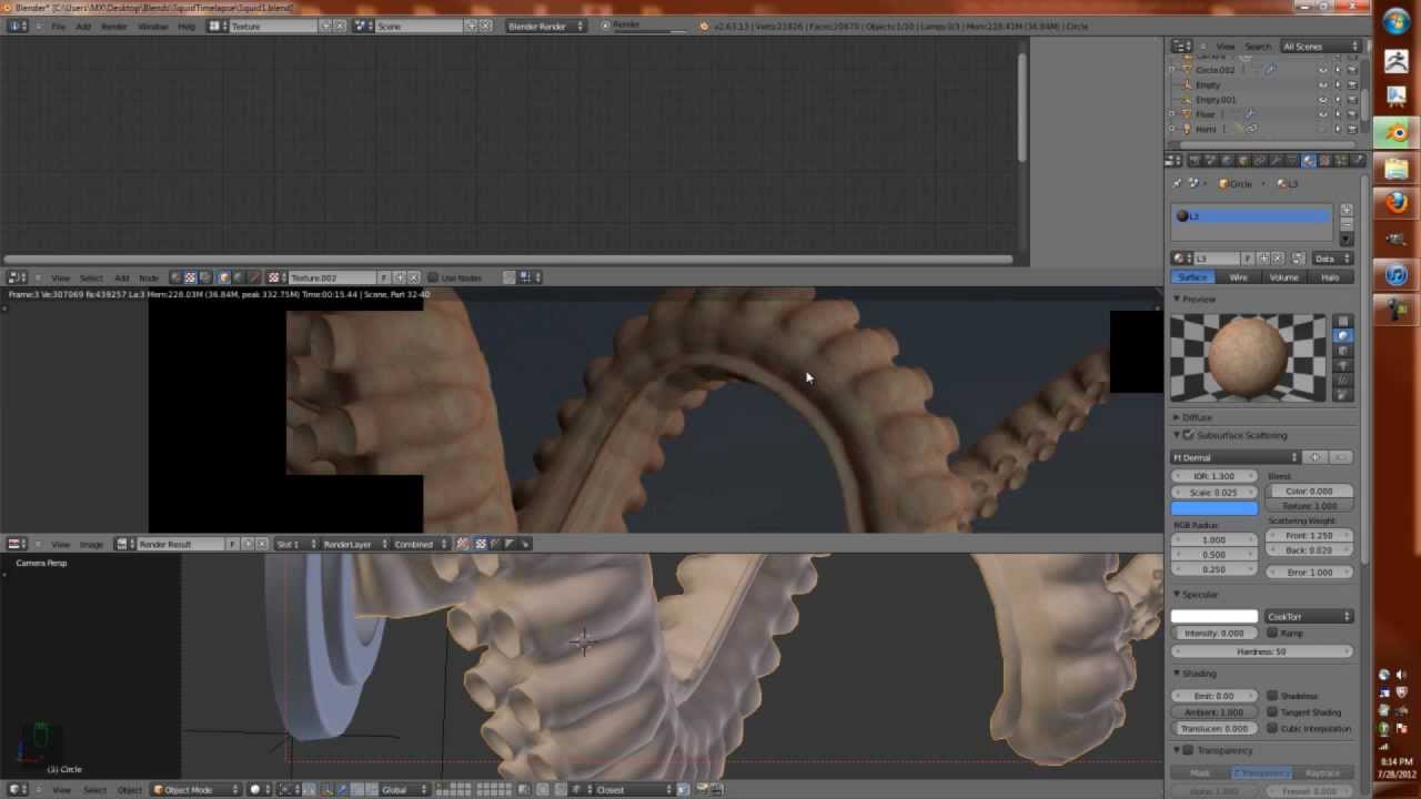 Blender 2.63: 2nd Look Episode 3 - Squidra - YouTube