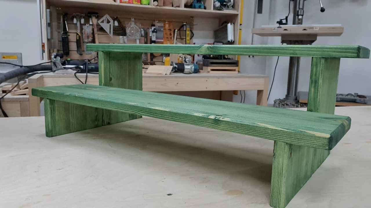 How to Make Simple Wooden Plant Bench by Domino [ Woodworking / DIY ...