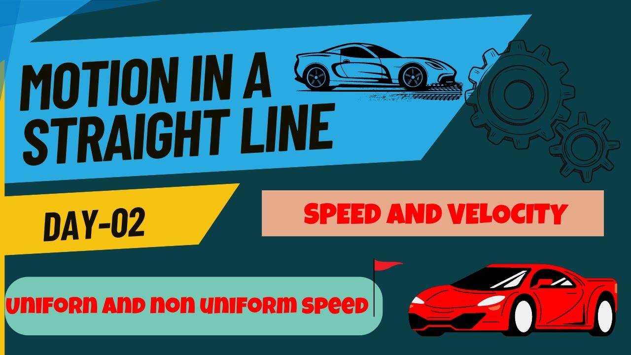 class 9th physics motion .speed and types of speed - YouTube