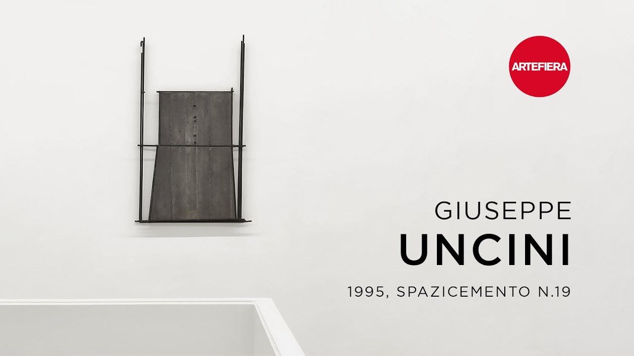 Giuseppe UNCINI, 1995, Spazicemento n.19, cemento e ferro, 80 x 50 cm ...
