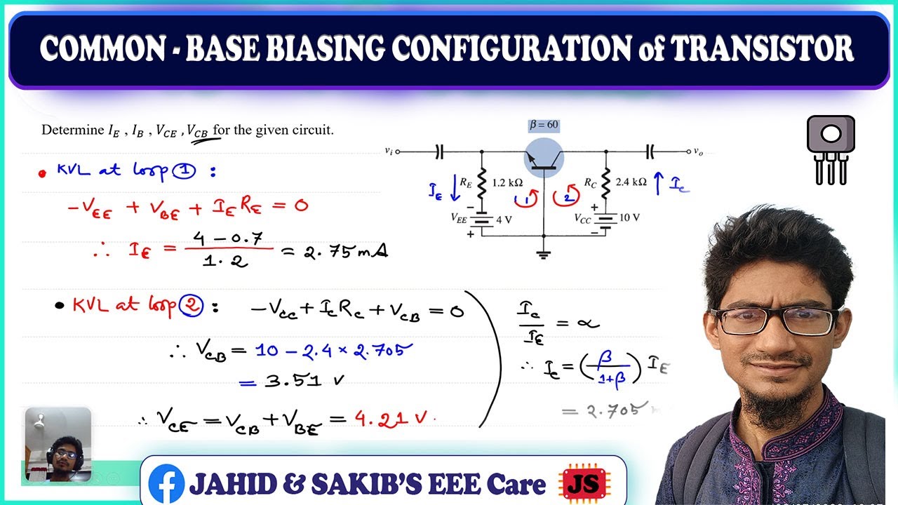 Common Base Bias Config - Transistor | Electronics | BD EEE Job Prep ...