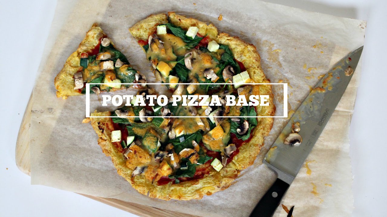 Potato pizza base recipe - Vegan, gluten free and healthy - YouTube