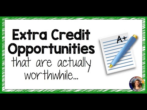 EXTRA CREDIT assignments - For Introductory Chemistry Courses - YouTube