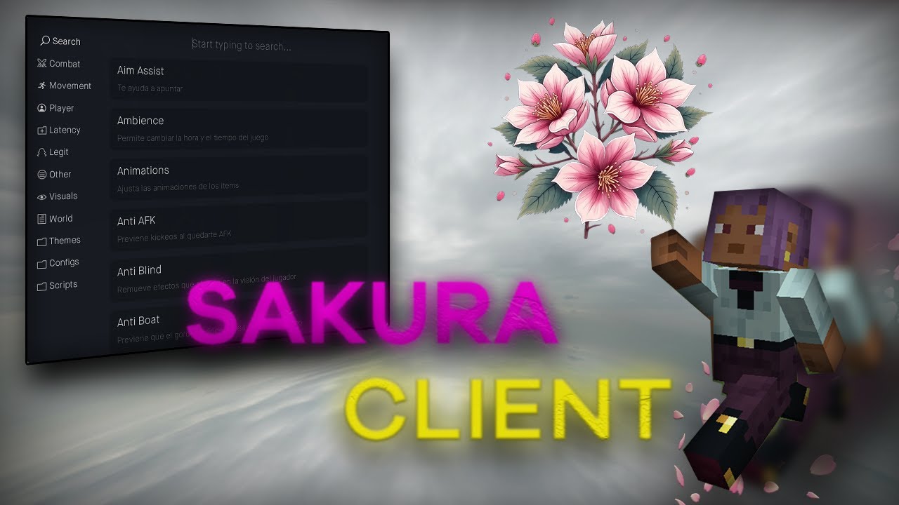 Destroying polar anticheat with Sakura Client | Config release - YouTube