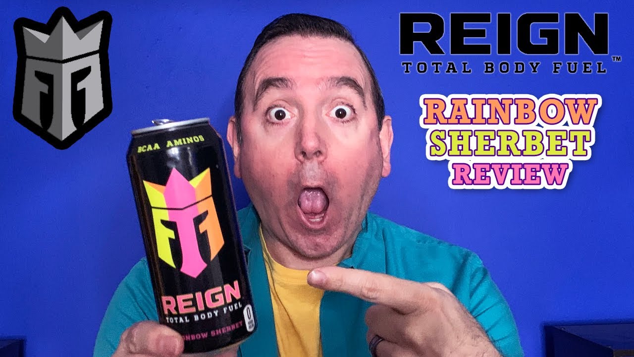Reign Rainbow Sherbet Energy Drink Review. First Reign Energy Drink ...