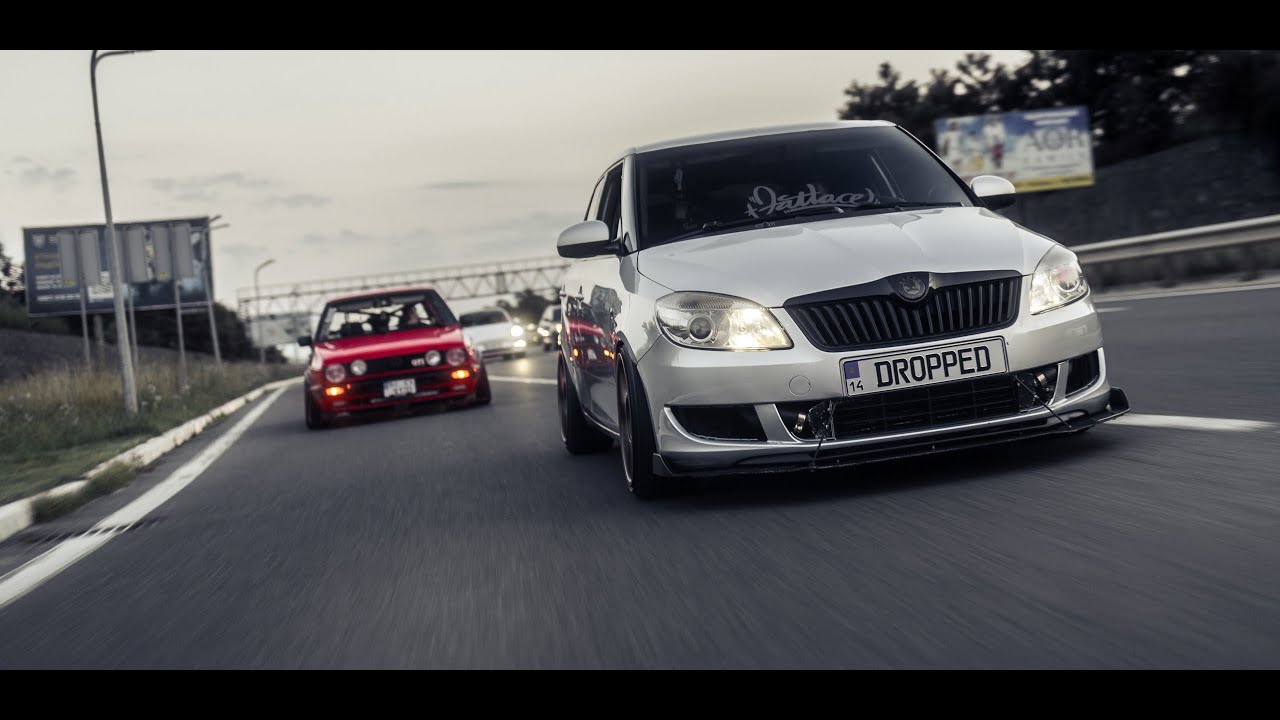 Stanced VW Golf mk2 & Skoda Fabia mk2 - PopkornFest - YouTube