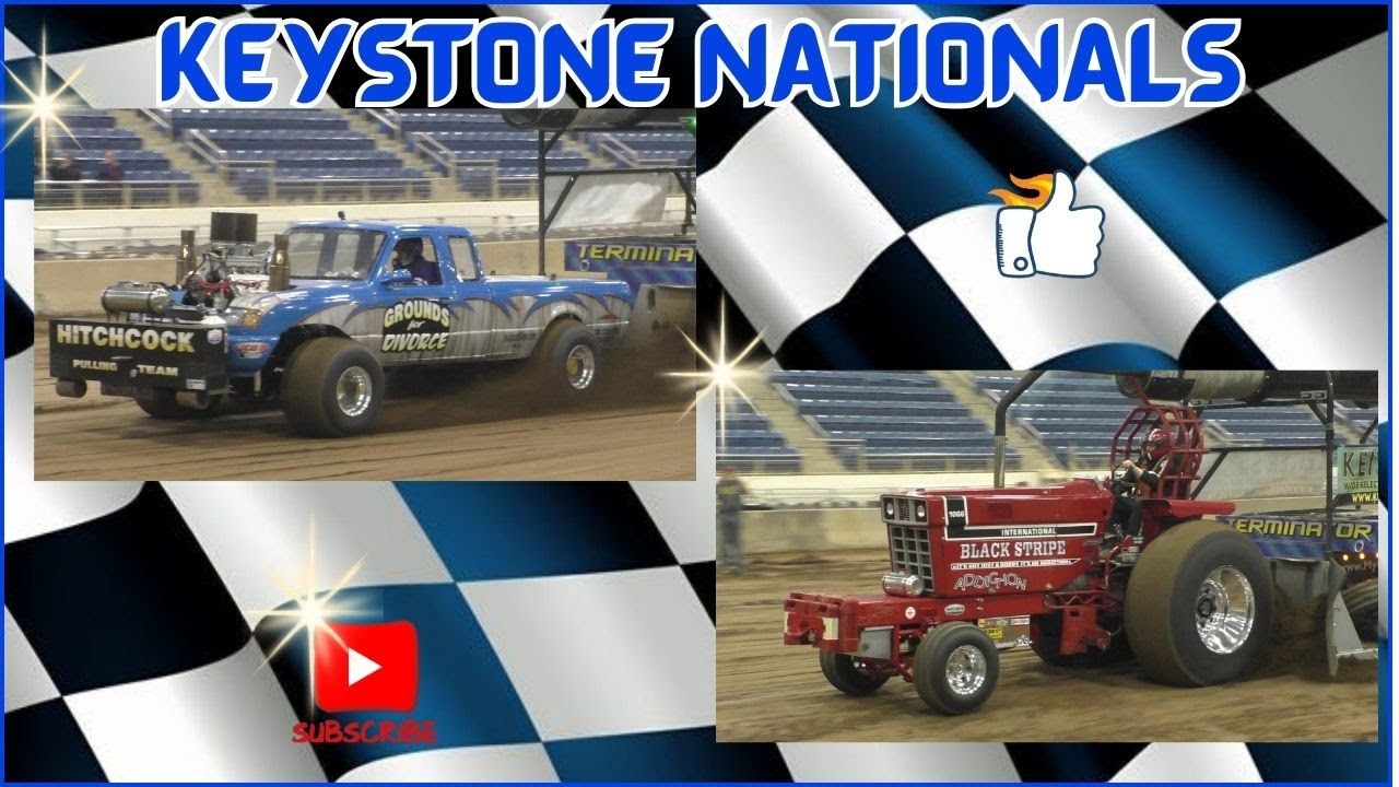 MEGA FUN Truck And Tractor Pulling At Keystone Nationals - YouTube