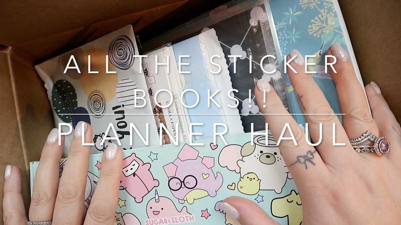 PLANNER HAUL | INCLUDING STACKRY SHIPMENT WITH ALL THE MICHAELS STICKER ...
