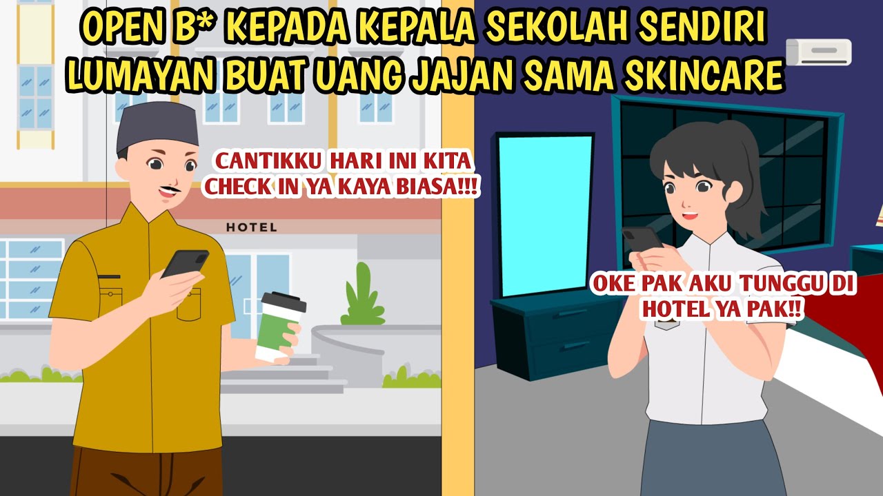 ANIMASI SEKOLAH GARA GARA OPEN B* KEPADA KEPSEK SENDIRI - YouTube