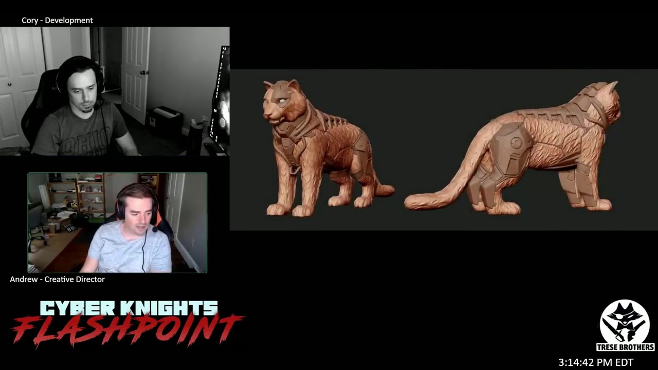 Cyber Knights gameplay design & the cyberpunk setting -- preview stream ...