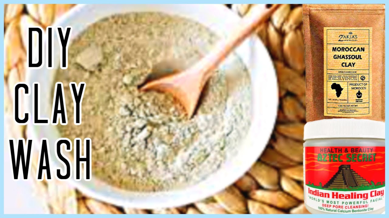 DIY Clay Wash RECIPE for Natural Hair (2020) | Reduce Shedding ...