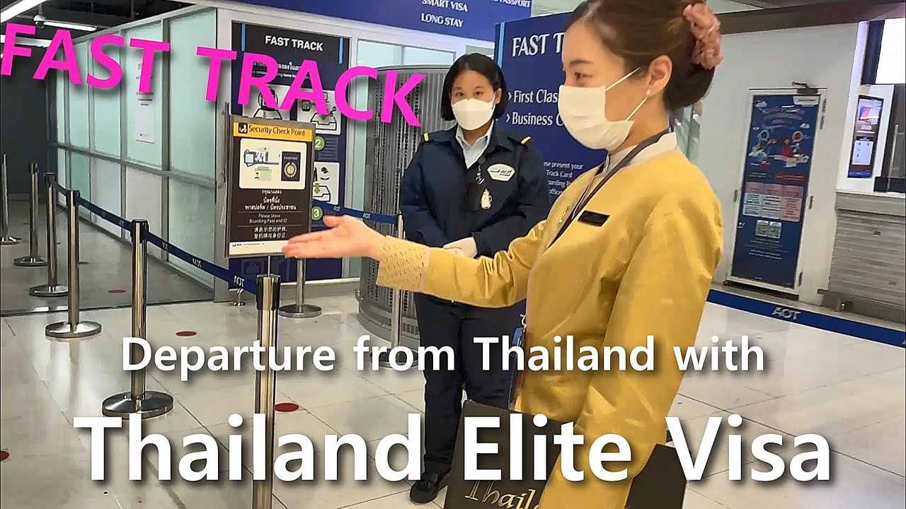Super Fast Track in Suvarnabhumi!!! Departure from Thailand with Thai ...