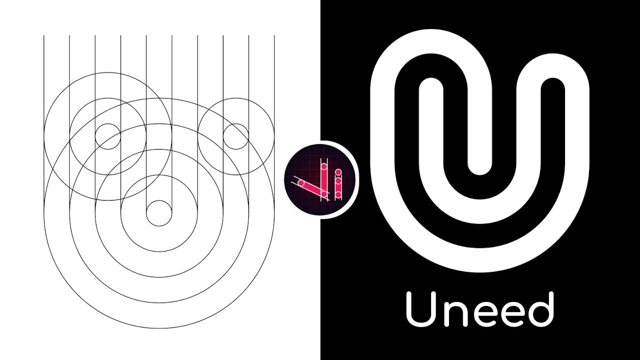 CARA BUAT LOGO UNEED DI APLIKASI VEKTOR INK - YouTube