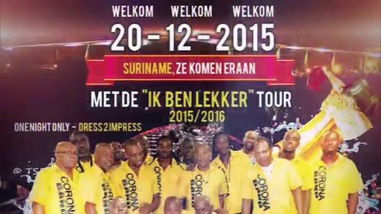 Corona band TOUR - Zo. 20 - 12 - 2015 - YouTube