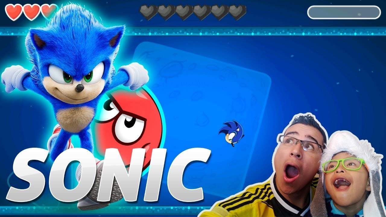 Sonic en la Bolita Roja 4 | Sonic in Red Ball 4 | Juegos Baby Danny - YouTube