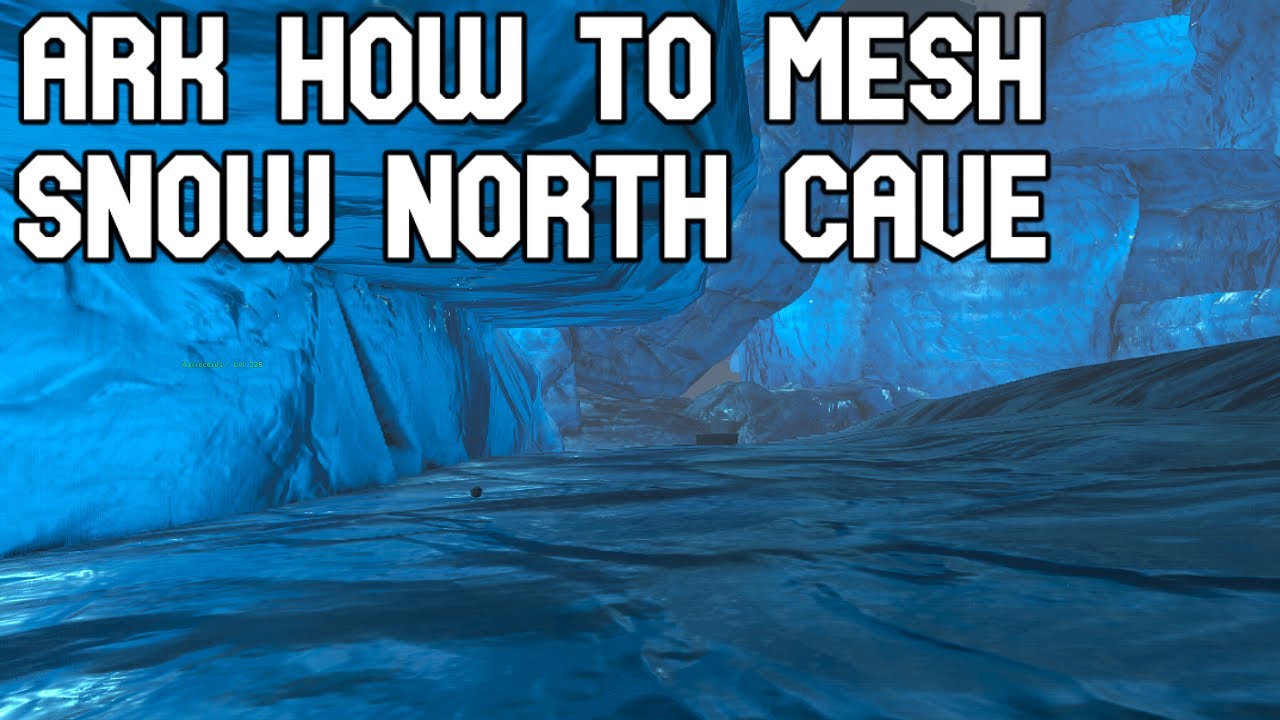 Ark Official How To Mesh Center Snow North Rat Holes & Base Locations ...