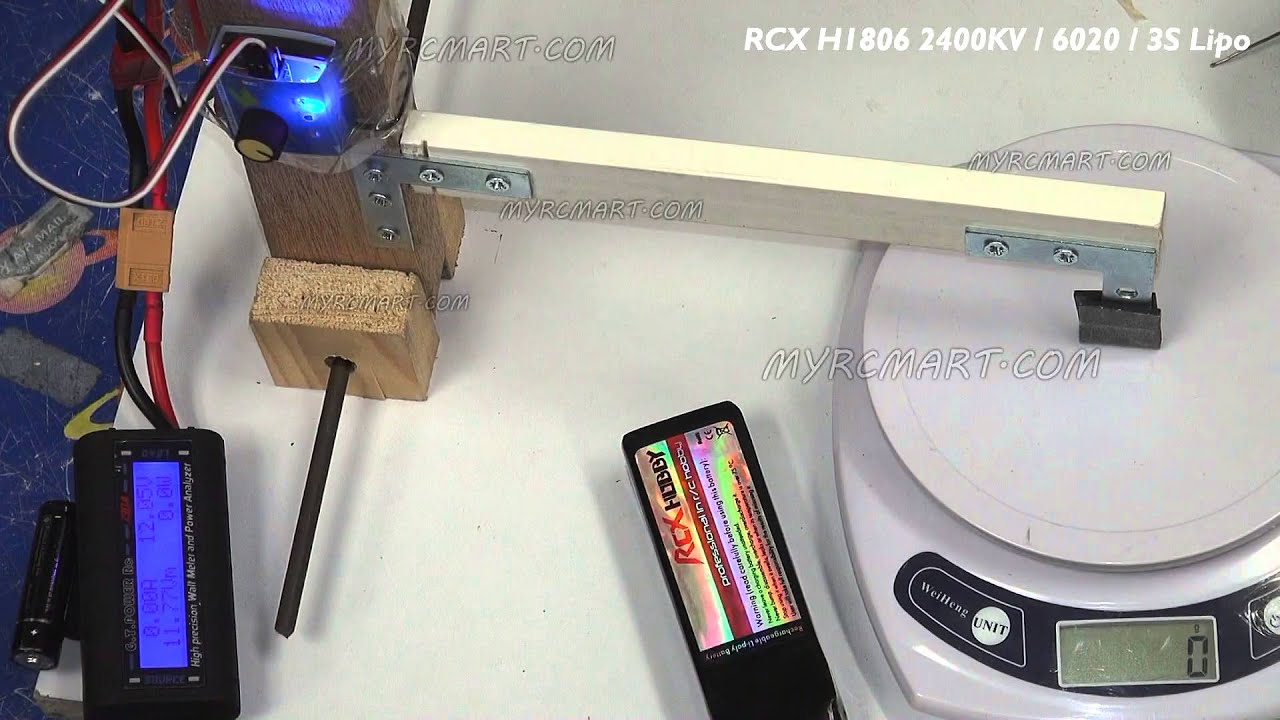 H1806 2400KV Brushless Motor - YouTube