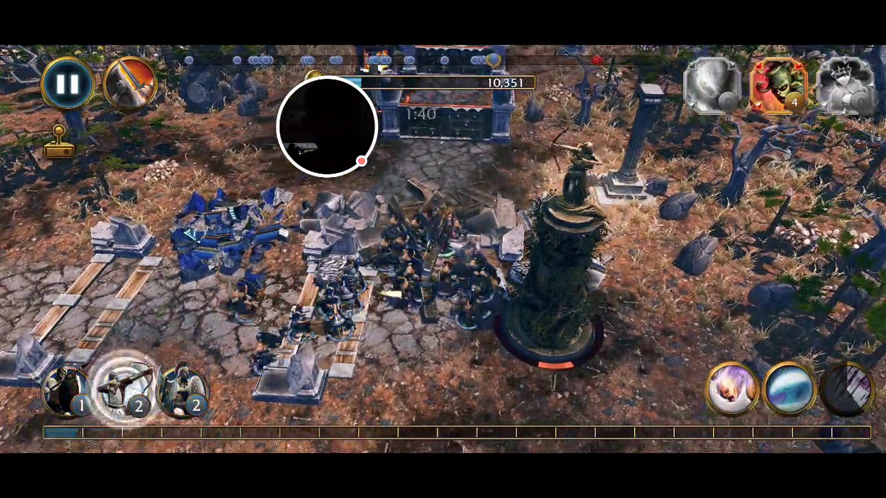 Olympus Rising Gameplay (Heracles Attack) - YouTube