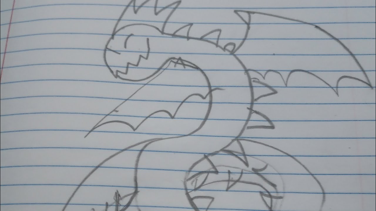 How to draw a dragon snake. - YouTube