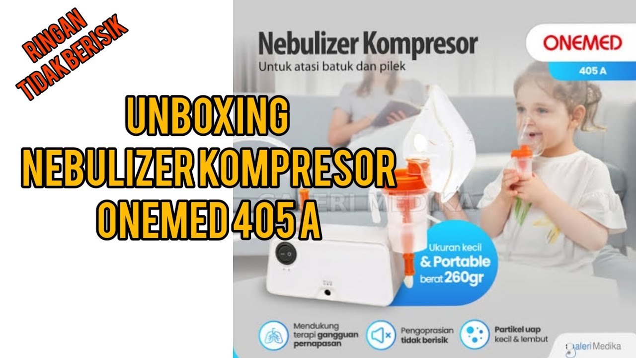 UNBOXING NEBULIZER ONEMED 405A PORTABEL - YouTube