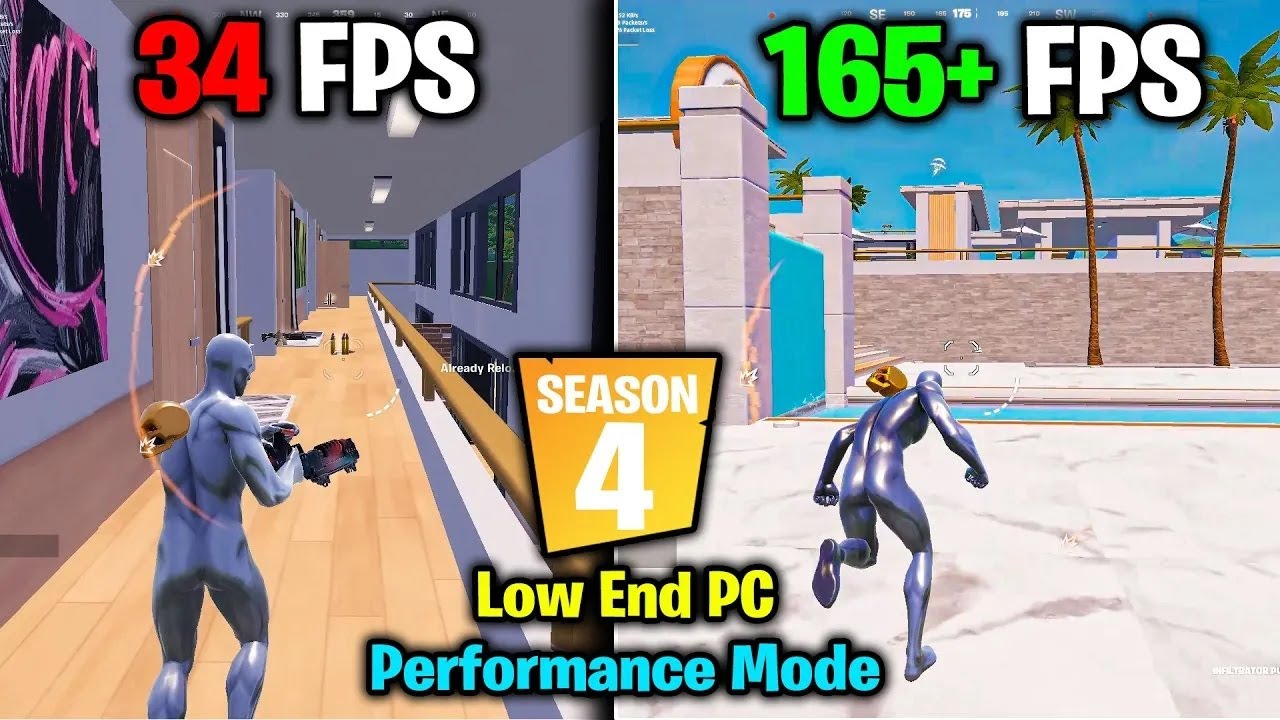 Fortnite Fix FPS Drops & Stuttering in Chapter 4 Season 4! PERFORMANCE ...