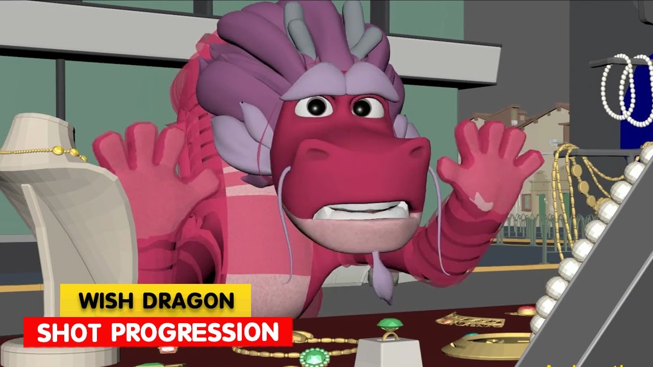 Wish Dragon | Long Shot Progression | Animation Breakdown | 3D ...
