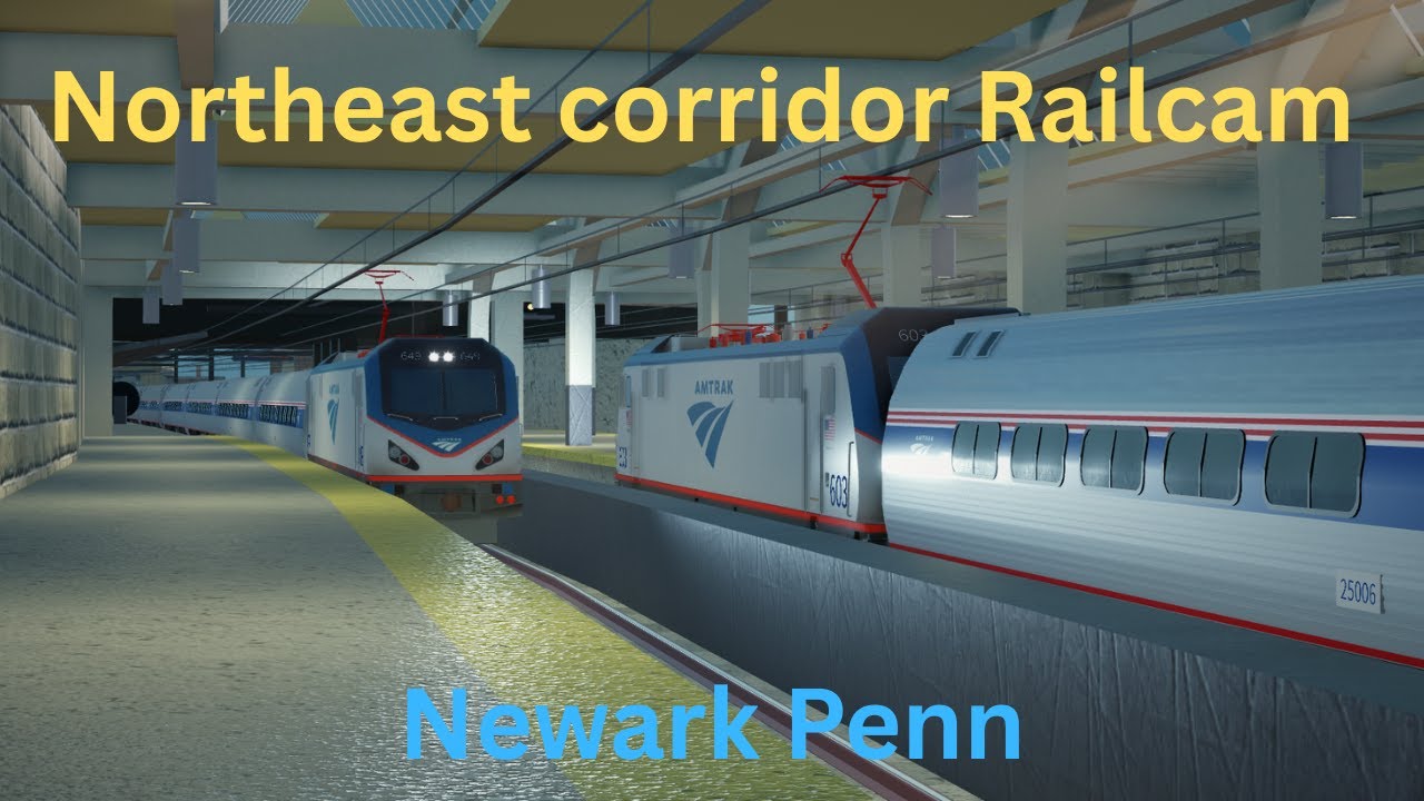 Nec Railcam - Newark Penn Station - YouTube