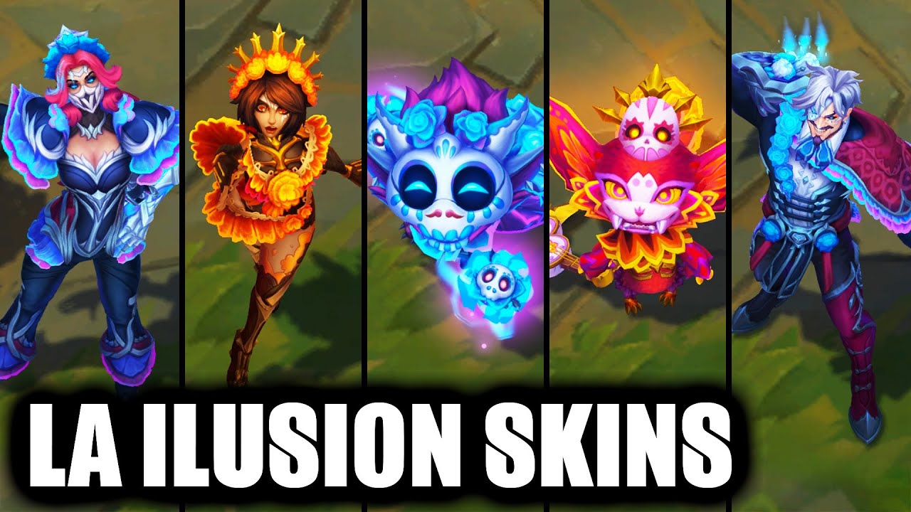 All New La Ilusion Skins Spotlight Renata Glasc Qiyana Gnar Draven ...