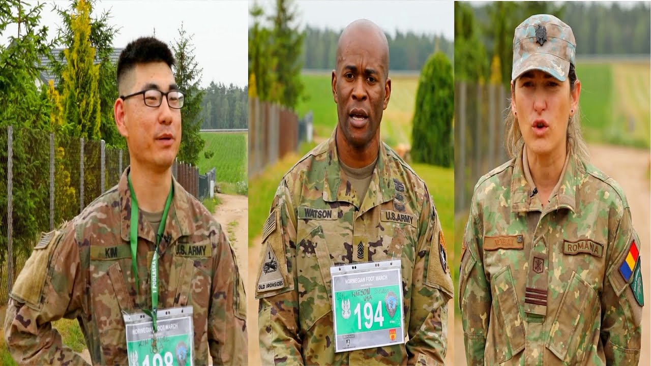 1st Cavalry Division & NATO Troops Conquer Norwegian Foot March - YouTube