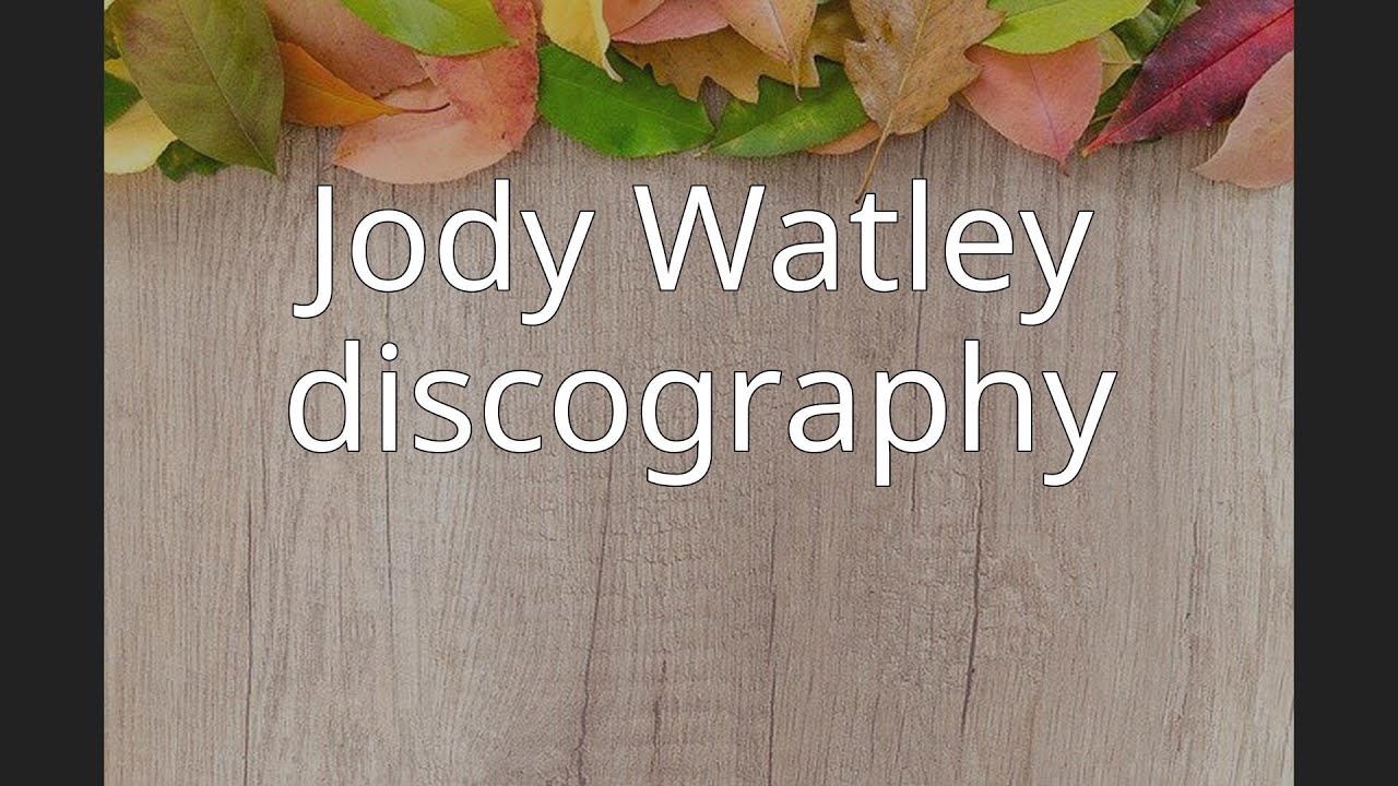 Jody Watley discography - YouTube