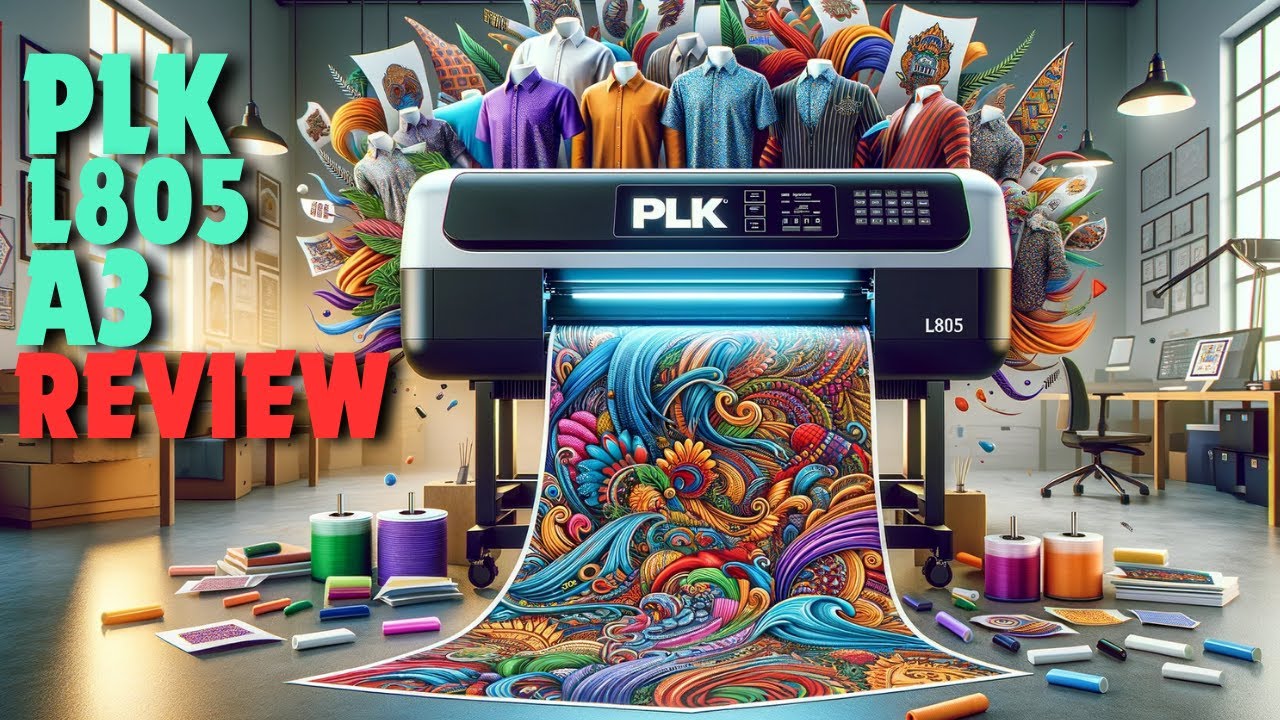 PLK L805 A3 DTF Transfer Printer | Best for Fabrics and Hoodies - YouTube